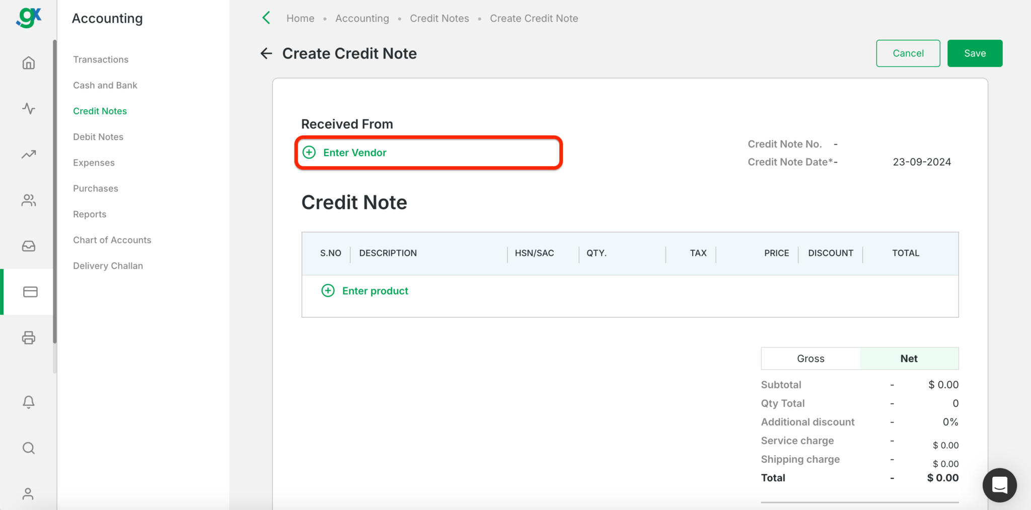 Tutorial: How to create a Credit Note - GrofleX